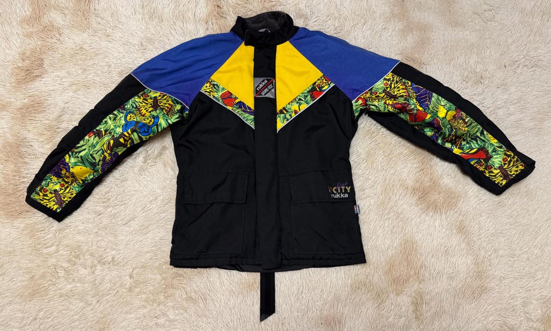Rukka Line Sity Gore-tex Biker Vintage 90s Motorcycle Jacket Size 48 - Etsy