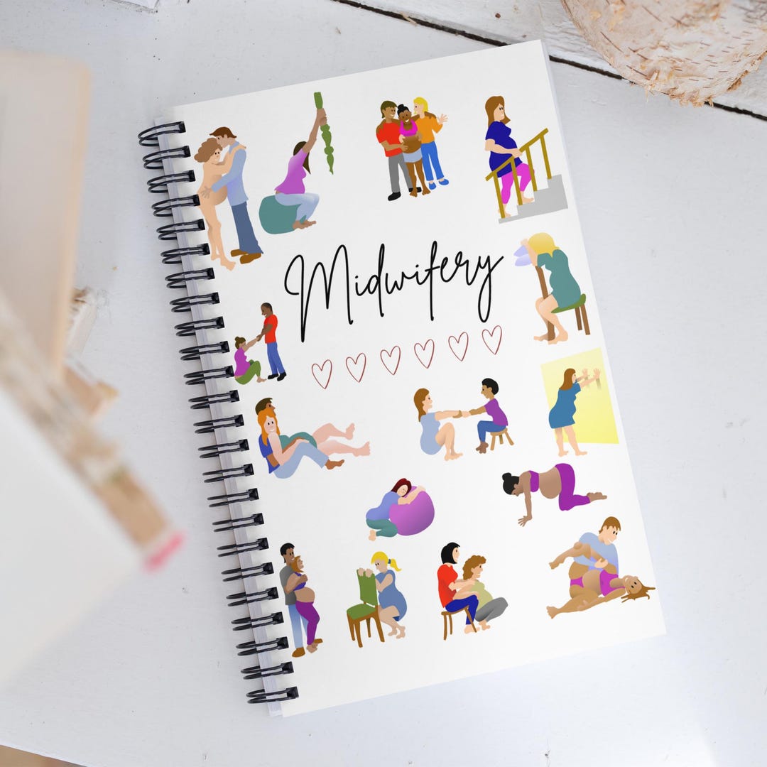Midwifery Notebook | Student Midwife Study Journal | Labour & Birth ...