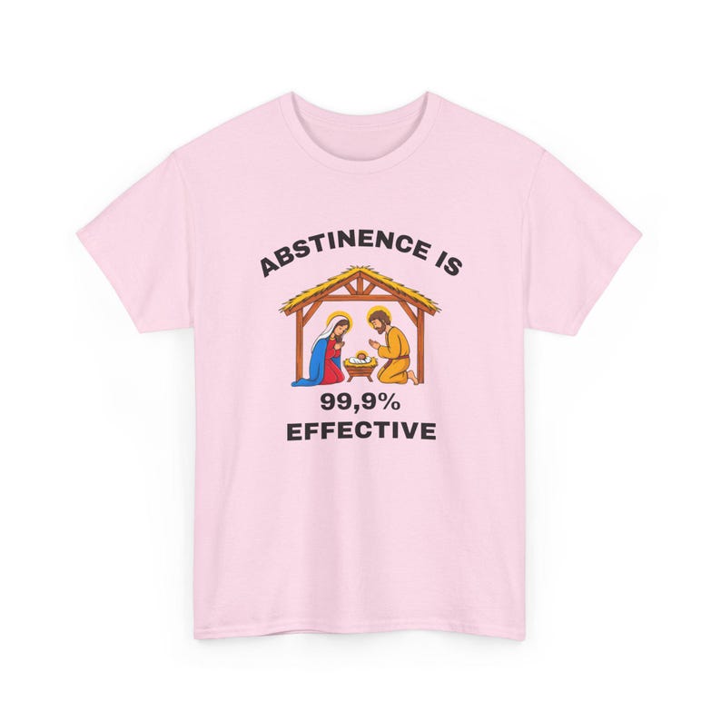 Abstinence 99.99% Effective Funny Christian T-shirt,religious Humor Tee ...