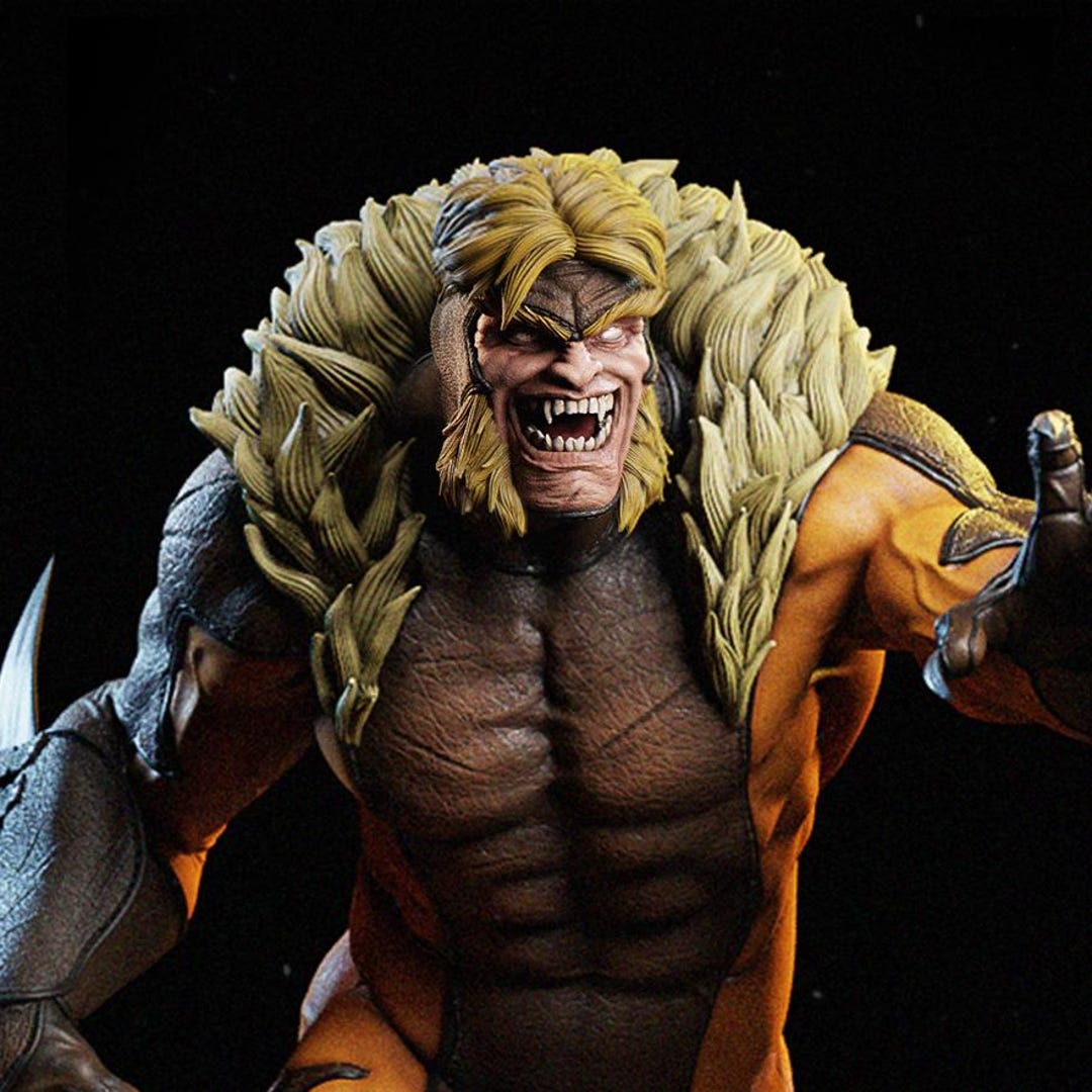 STL 3D Sabertooth - X-men - Etsy