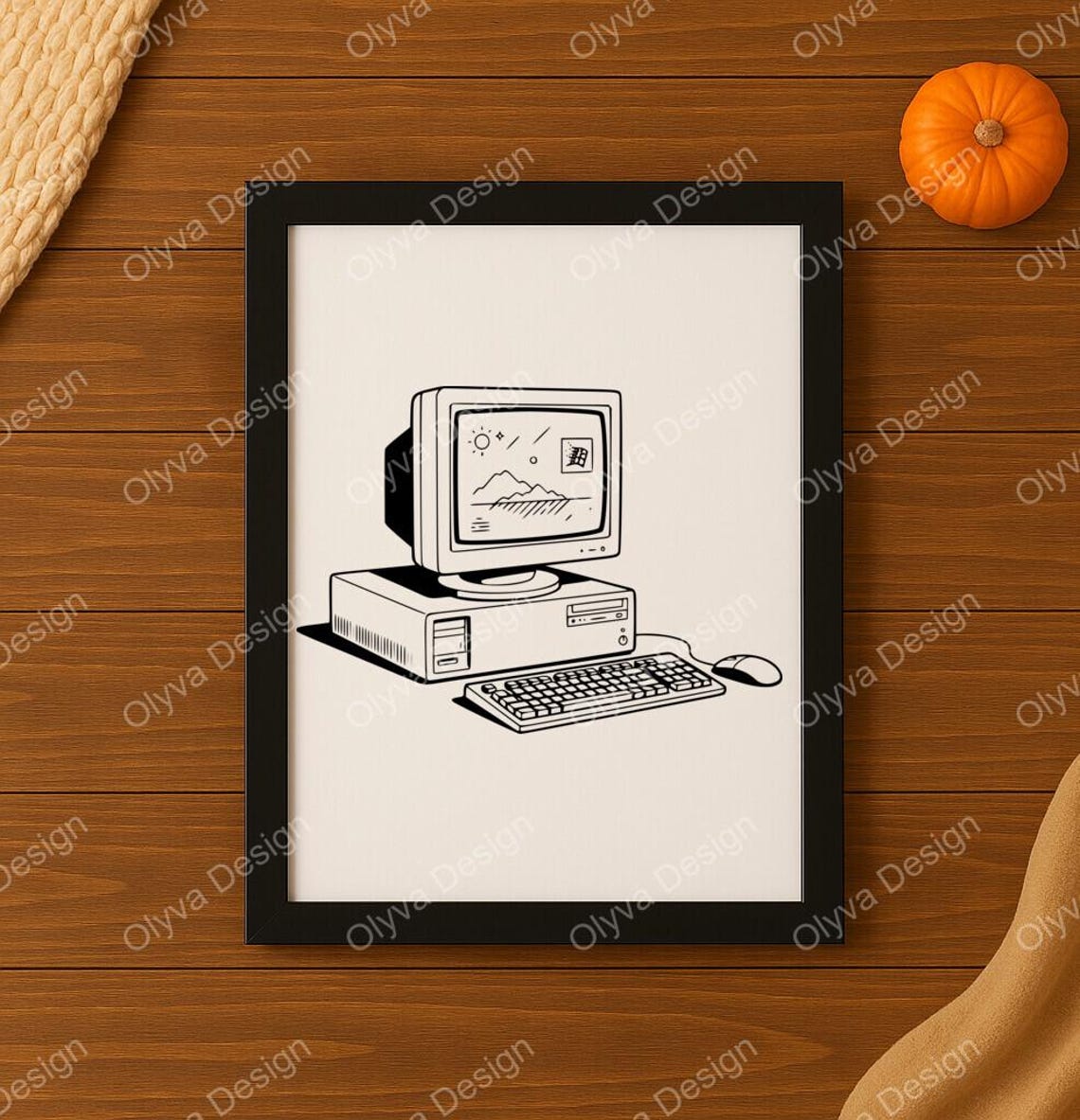 Retro Computer Silhouette – SVG PNG JPG Cut Files (digital Download) - Etsy