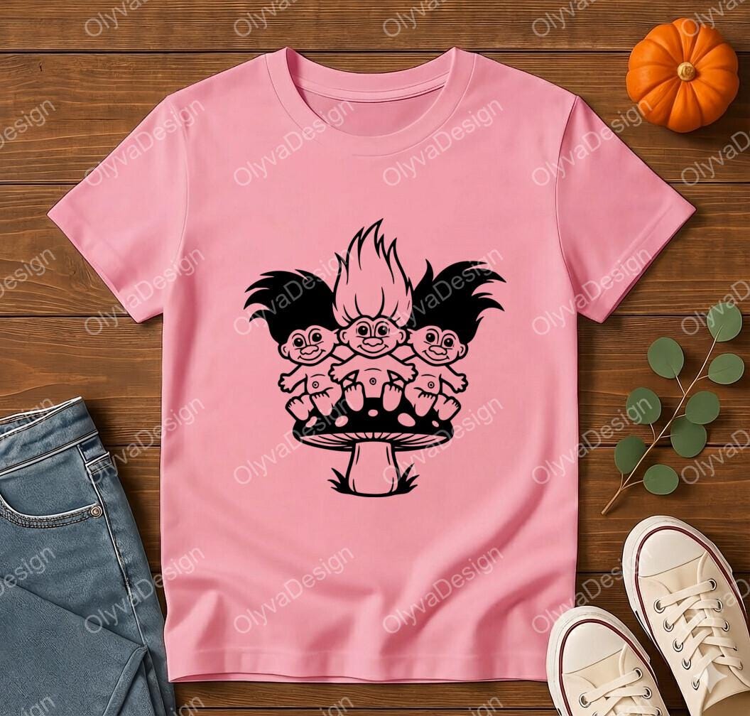 Trolls Dolls Design SVG PNG JPG | Cute Graphic for Crafts - Etsy