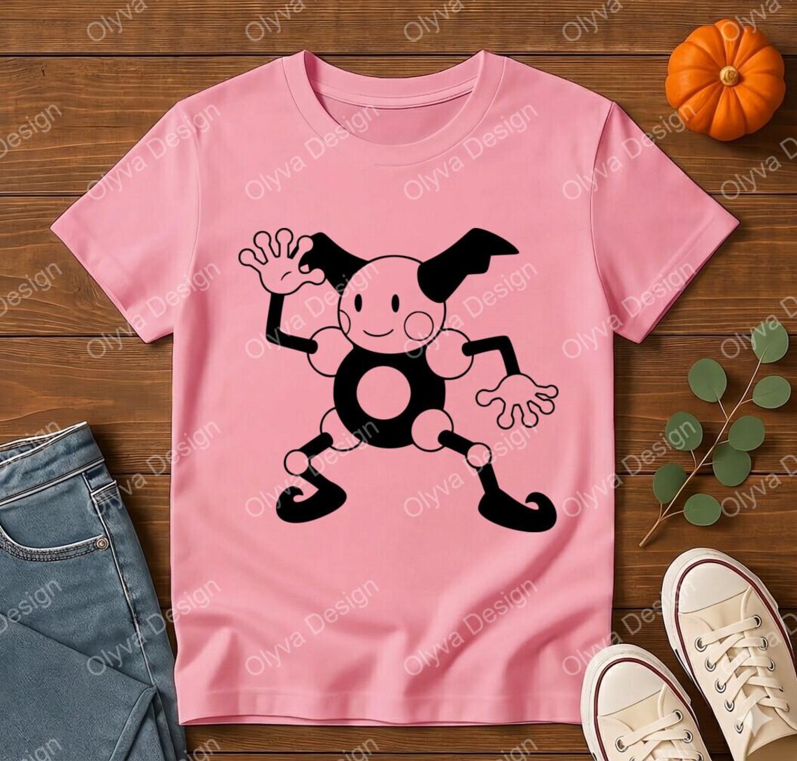 Vintage Robot Character SVG PNG JPG | Mr Mime Svg , Pokemon Silhouette ...