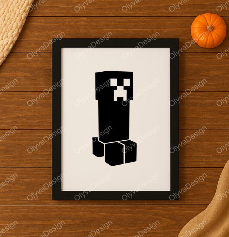 Creeper SVG PNG JPG | Video Game Character Cut File for Cricut - Etsy