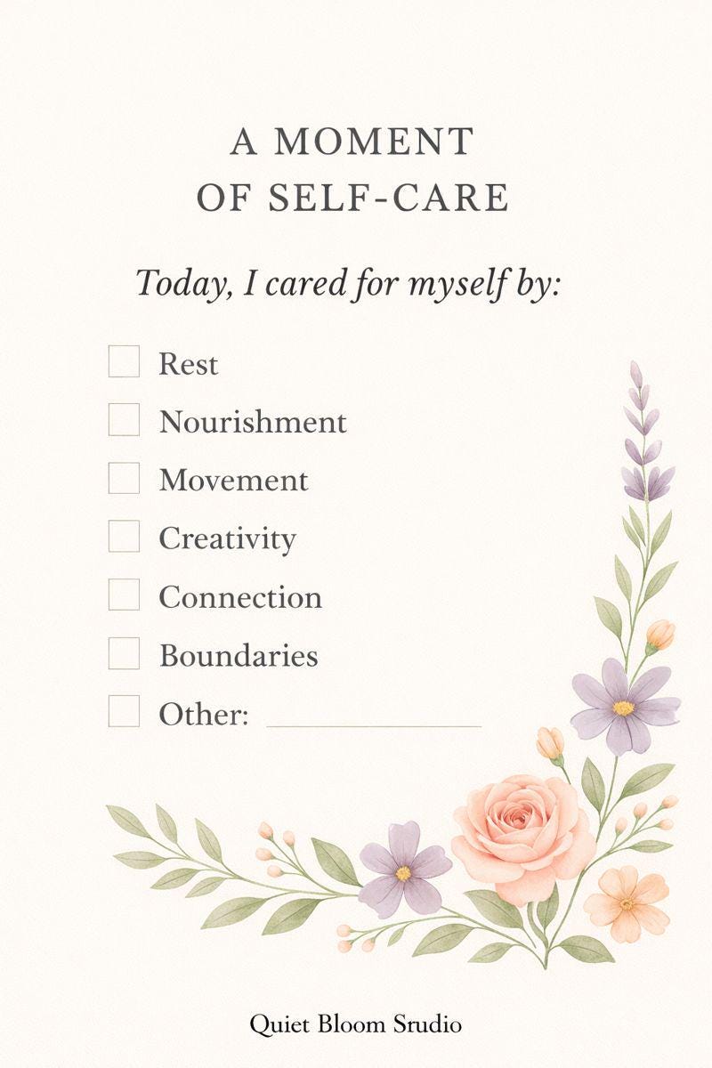 Finding Quiet Guided Journal | Printable Pages for Calm & Reflection - Etsy