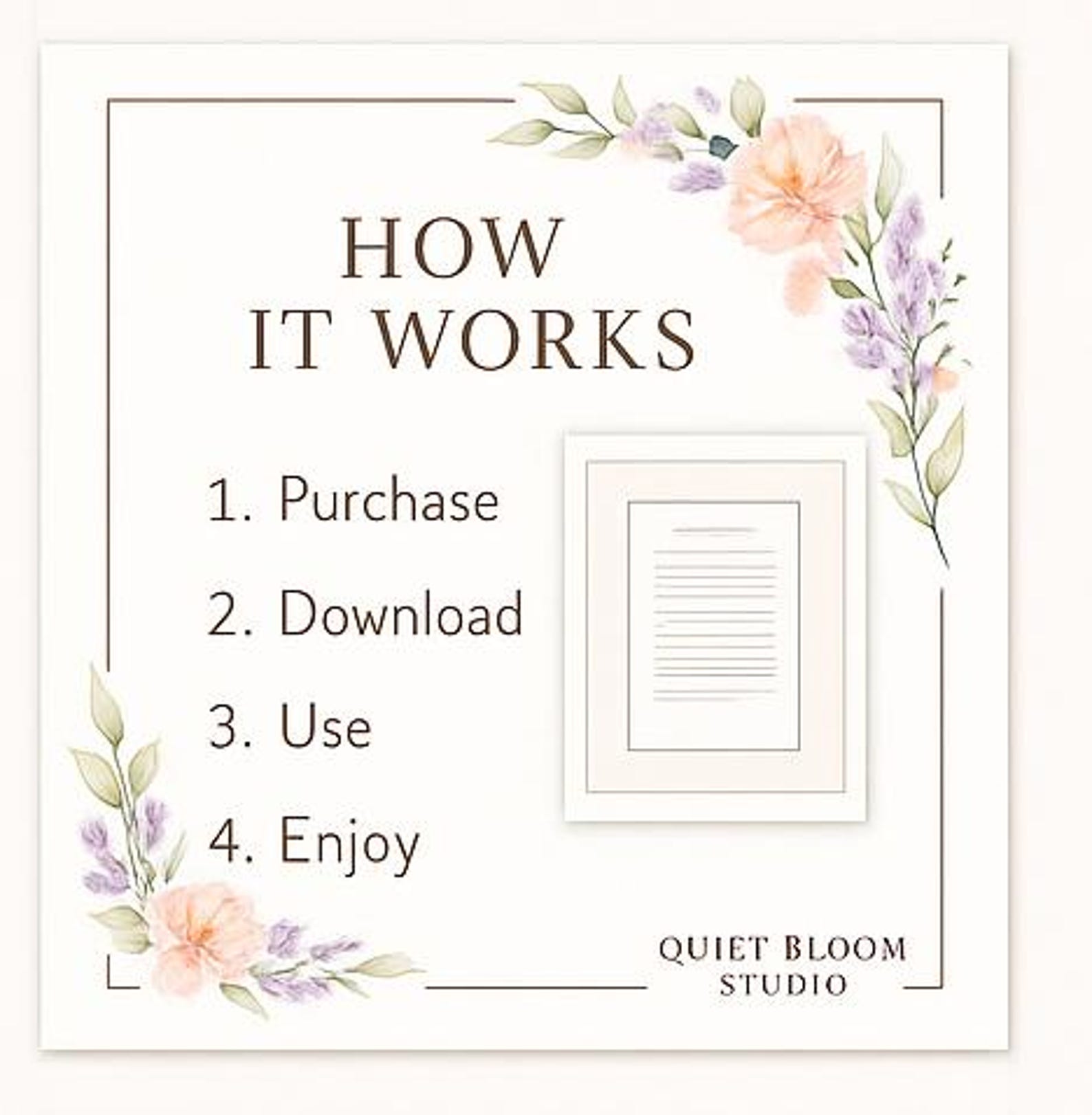 Finding Quiet Guided Journal | Printable Pages for Calm & Reflection - Etsy