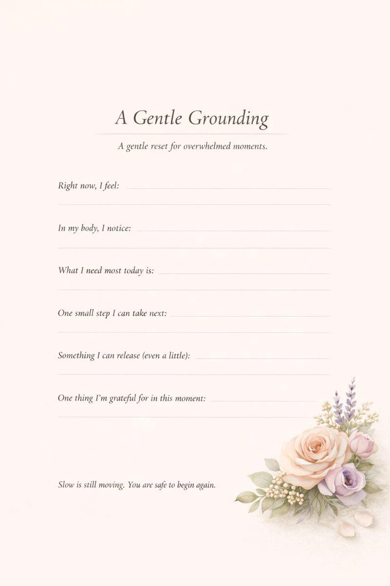 A Gentle Pause + A Gentle Grounding Bundle - Etsy