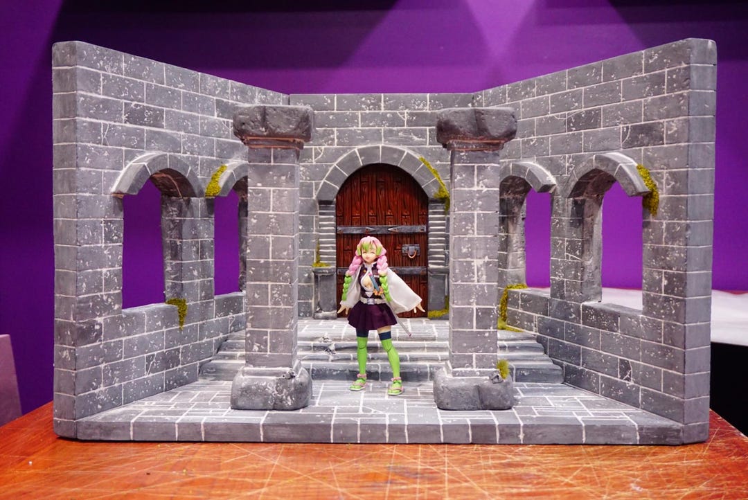 1/12 Handmade Temple Diorama - Etsy