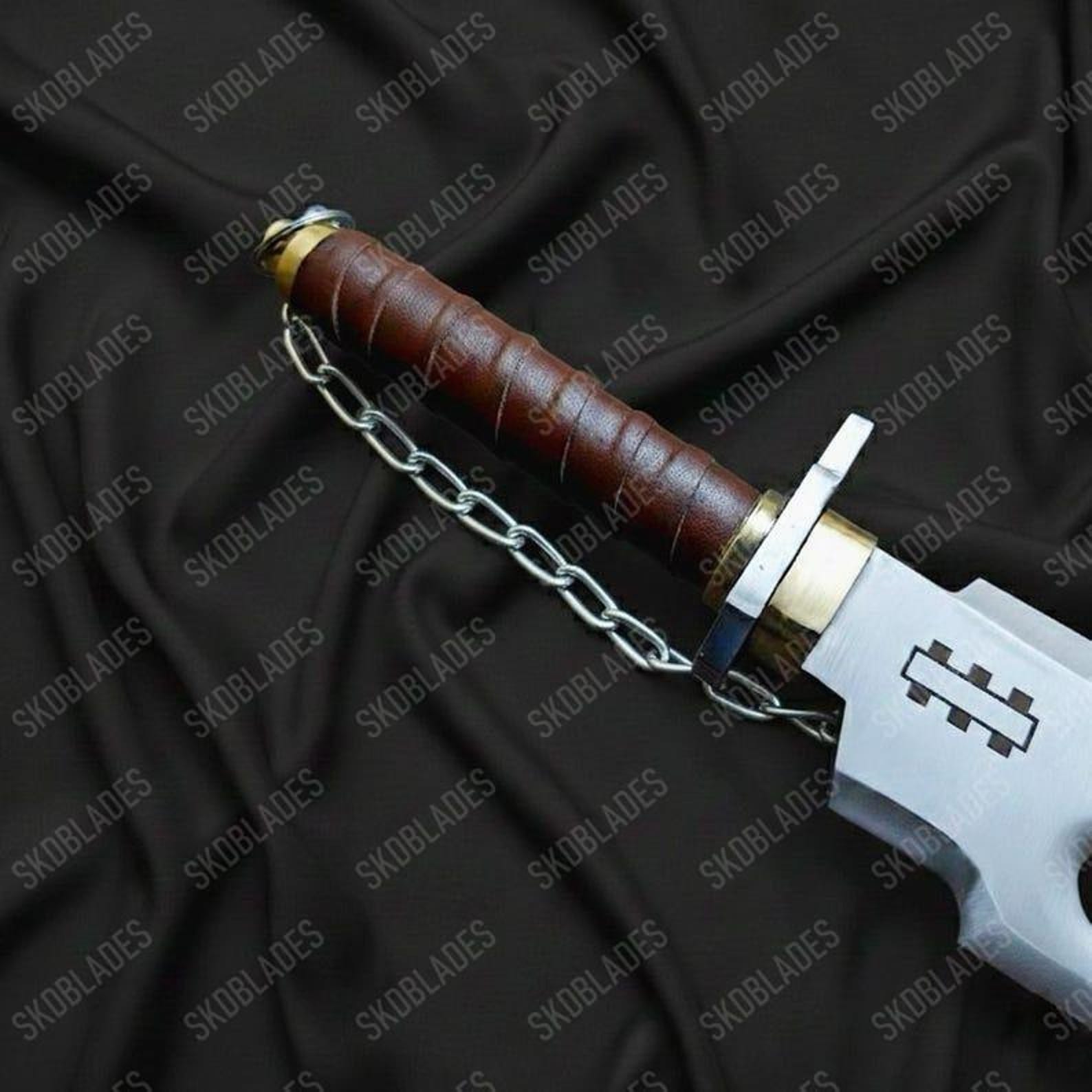 Toji Fushiguro Knife Replica: Handmade Anime Cosplay With Leather ...