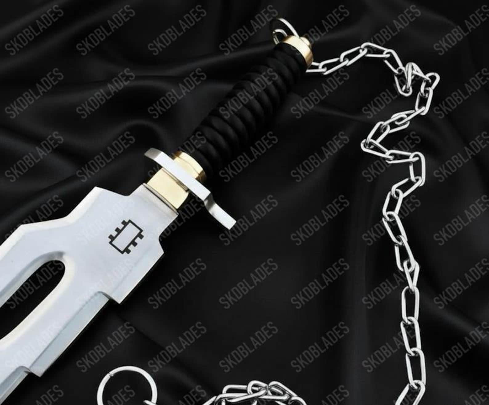 Toji Fushiguro Knife Replica: Handmade Anime Cosplay With Leather ...