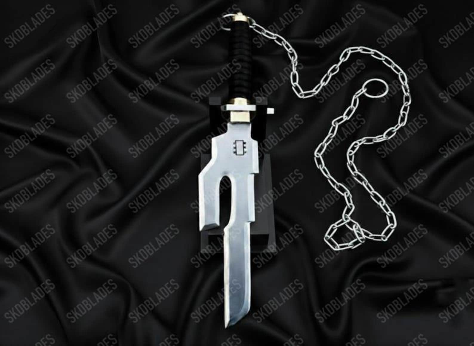 Toji Fushiguro Knife Replica: Handmade Anime Cosplay With Leather ...