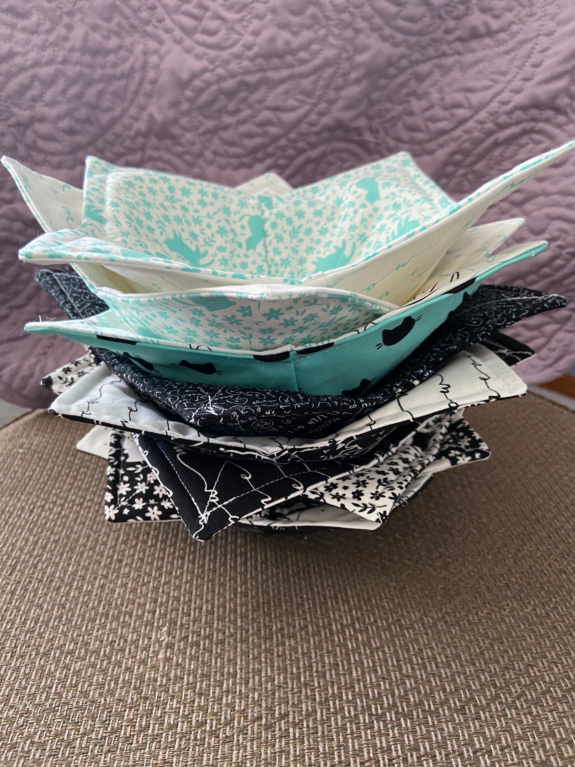 Digital Download Tutorial With Photos: 10" Quilted Bowl Cozy - Etsy