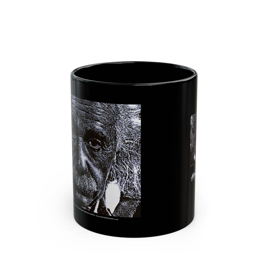Coffee Mug, Einstein Painting by Max Eberle, Unique Science Gift, Tea ...