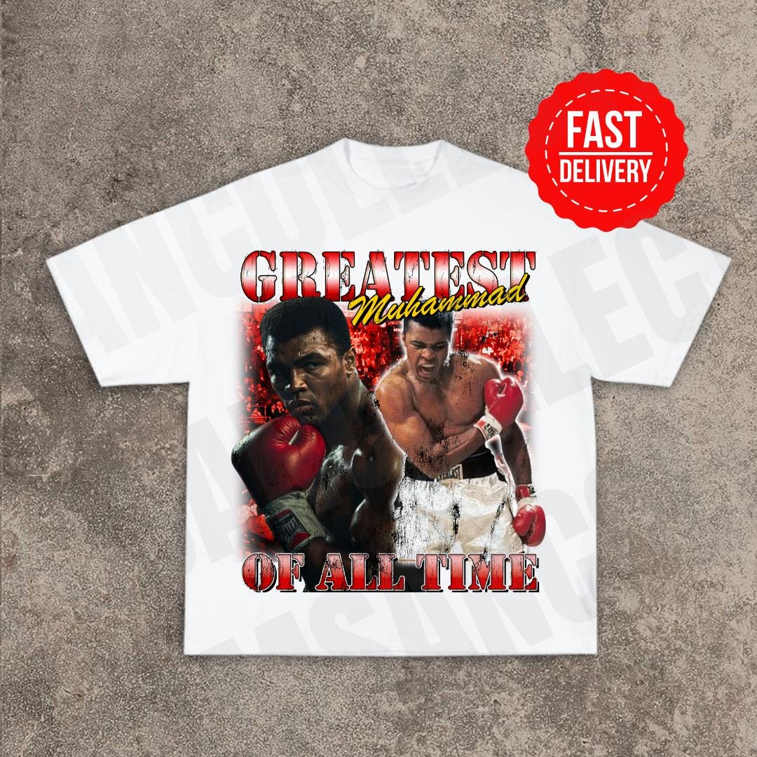 Vintage Style Muhammad Ali Vintage 90s Raptees , Hip Hop Rnb Shirt ...