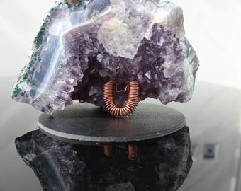 Sacred 1/4 Cubit Feedback Loop Polished Copper EMF Tensor Ring - Etsy