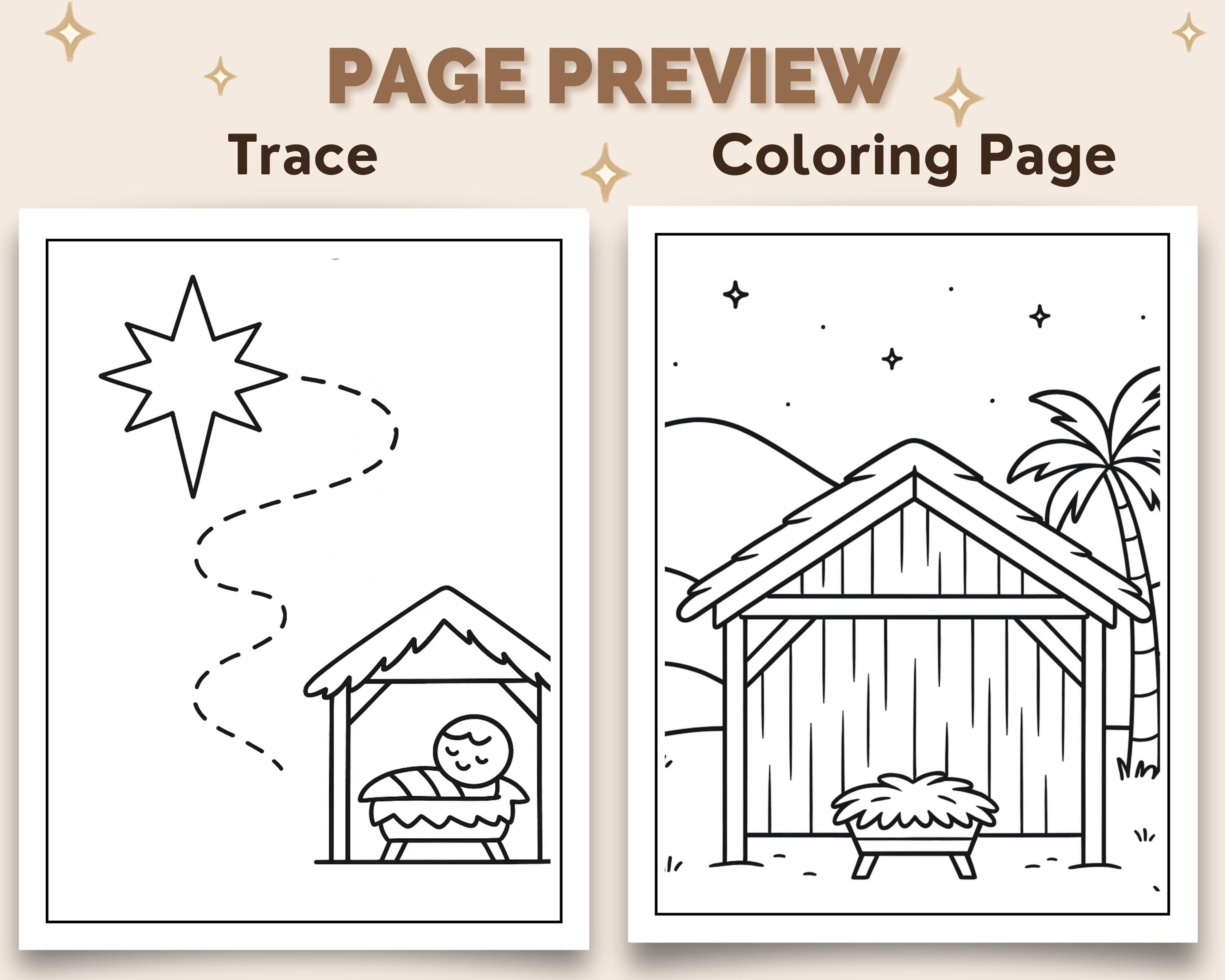 Christmas Children's Activity Pack | Christian Nativity Worksheet for ...