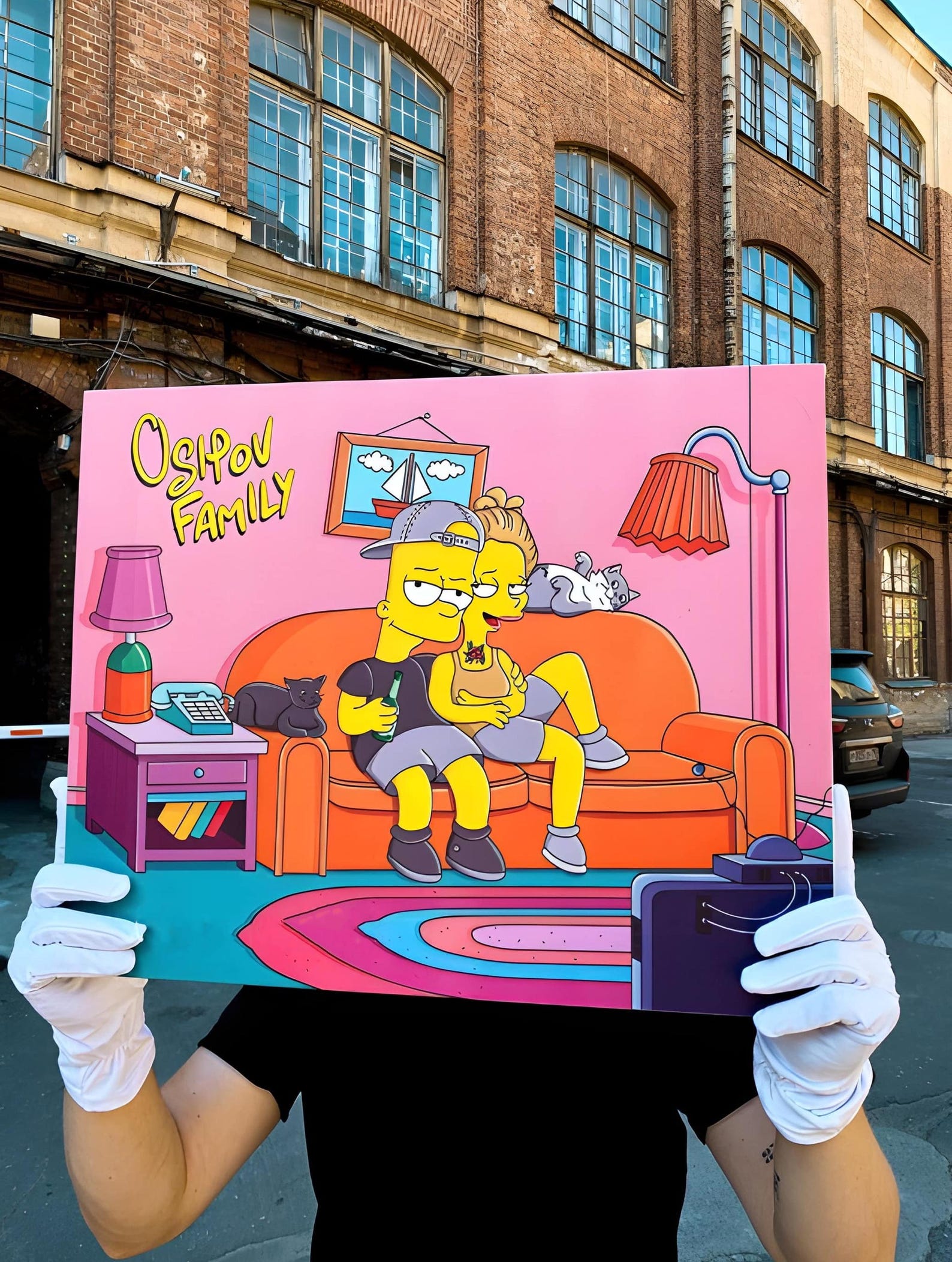 Custom Simpsons Portrait | Digital Item | Simpsonize Me | Simpsonize ...