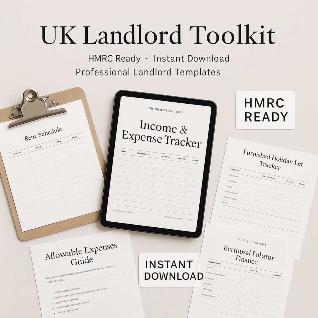 UK Landlord Toolkit | Rental Income & Expense Tracker | Property ...