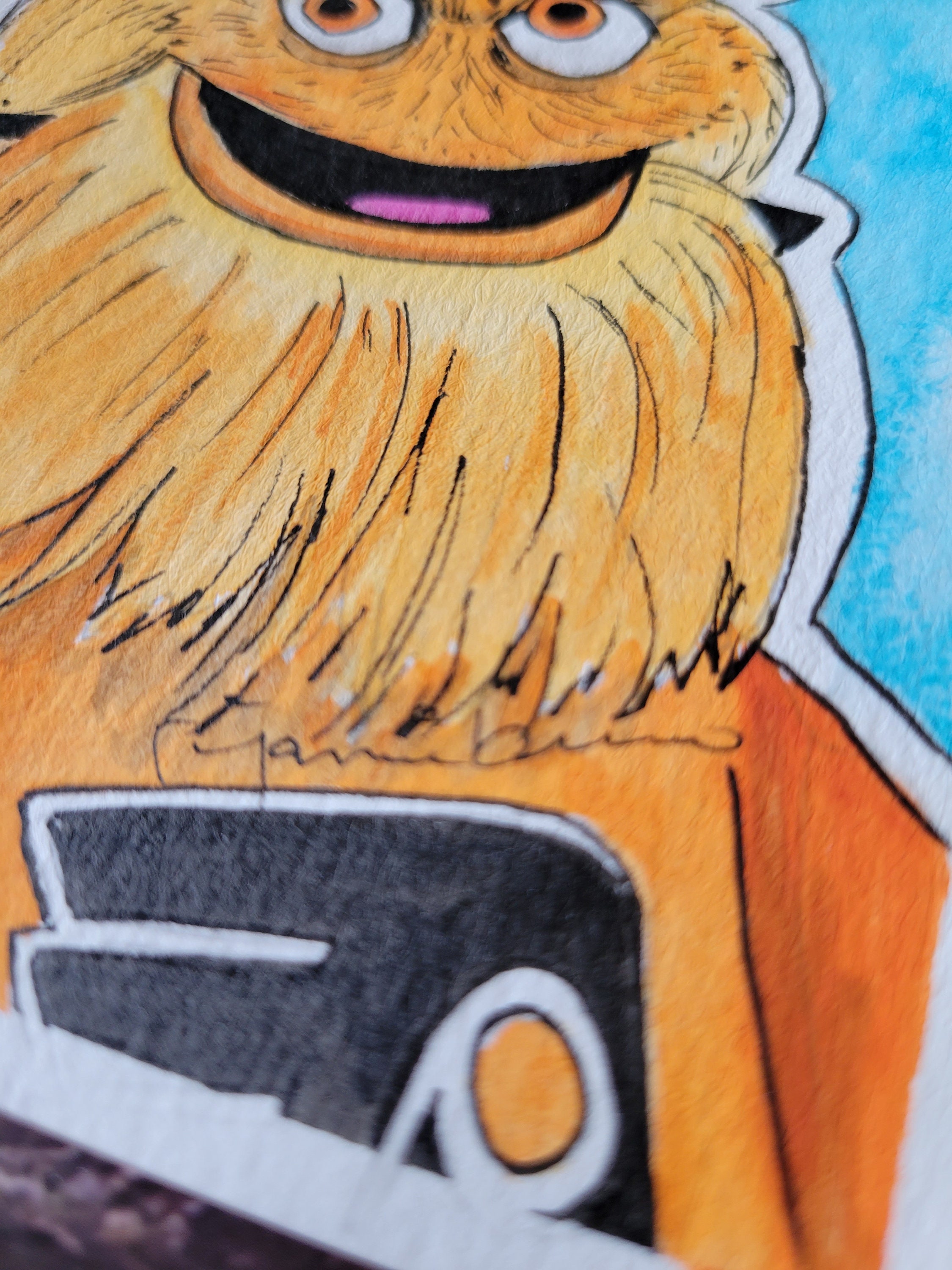 4x6 Illustration of Gritty Original Art on Postcard Art Prints - Etsy