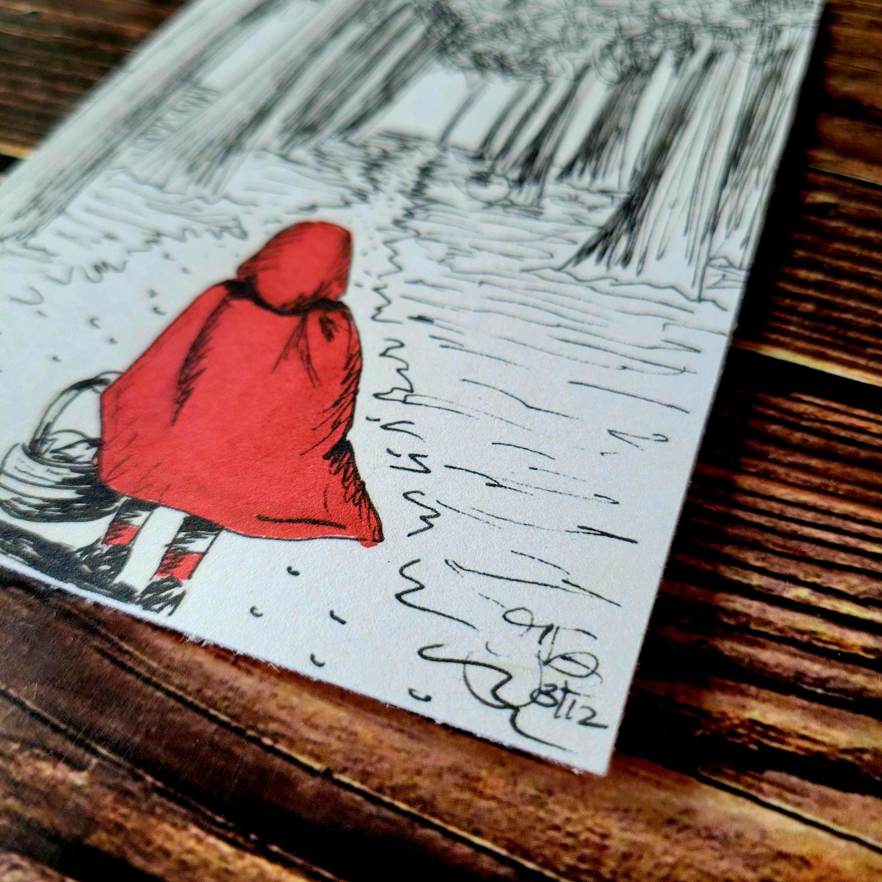 Little Red Riding Hood Illustration | Art Prints | Varying Sizes - Etsy