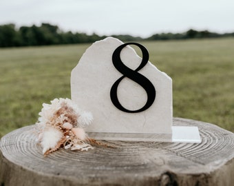 Daylight Marble Table Numbers Wedding Signs Event Signs Custom Signs ...