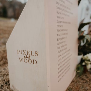 Large Wood Arch Signage Set Wedding and Event Signs - Etsy UK