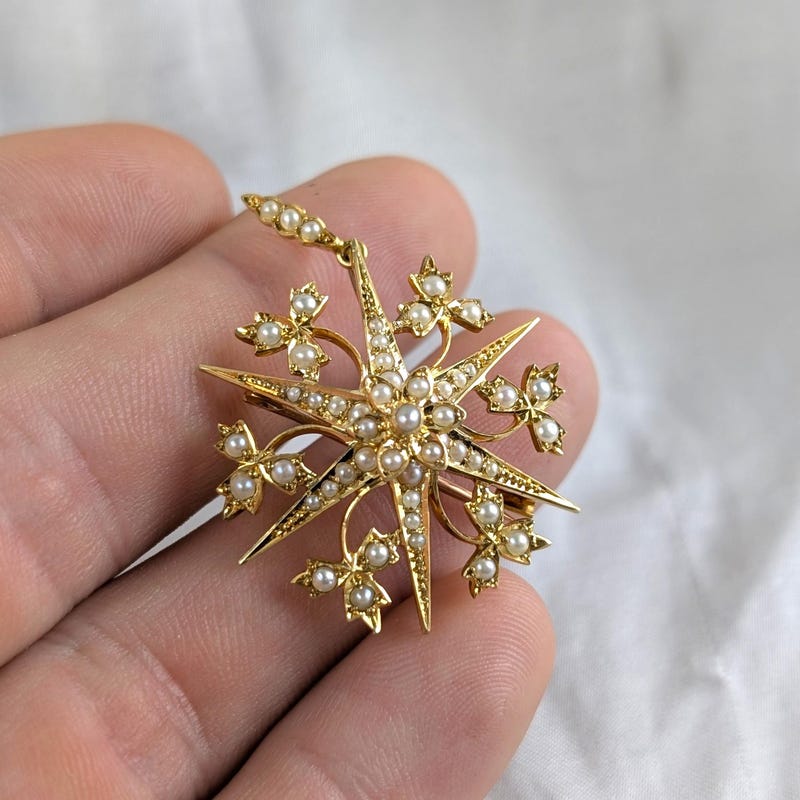 15ct Star Pendant - Etsy UK