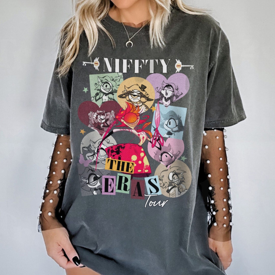 Hazbin Hotel Niffty Eras Tour Comfort Colors Shirt, Hazbin Hotel ...