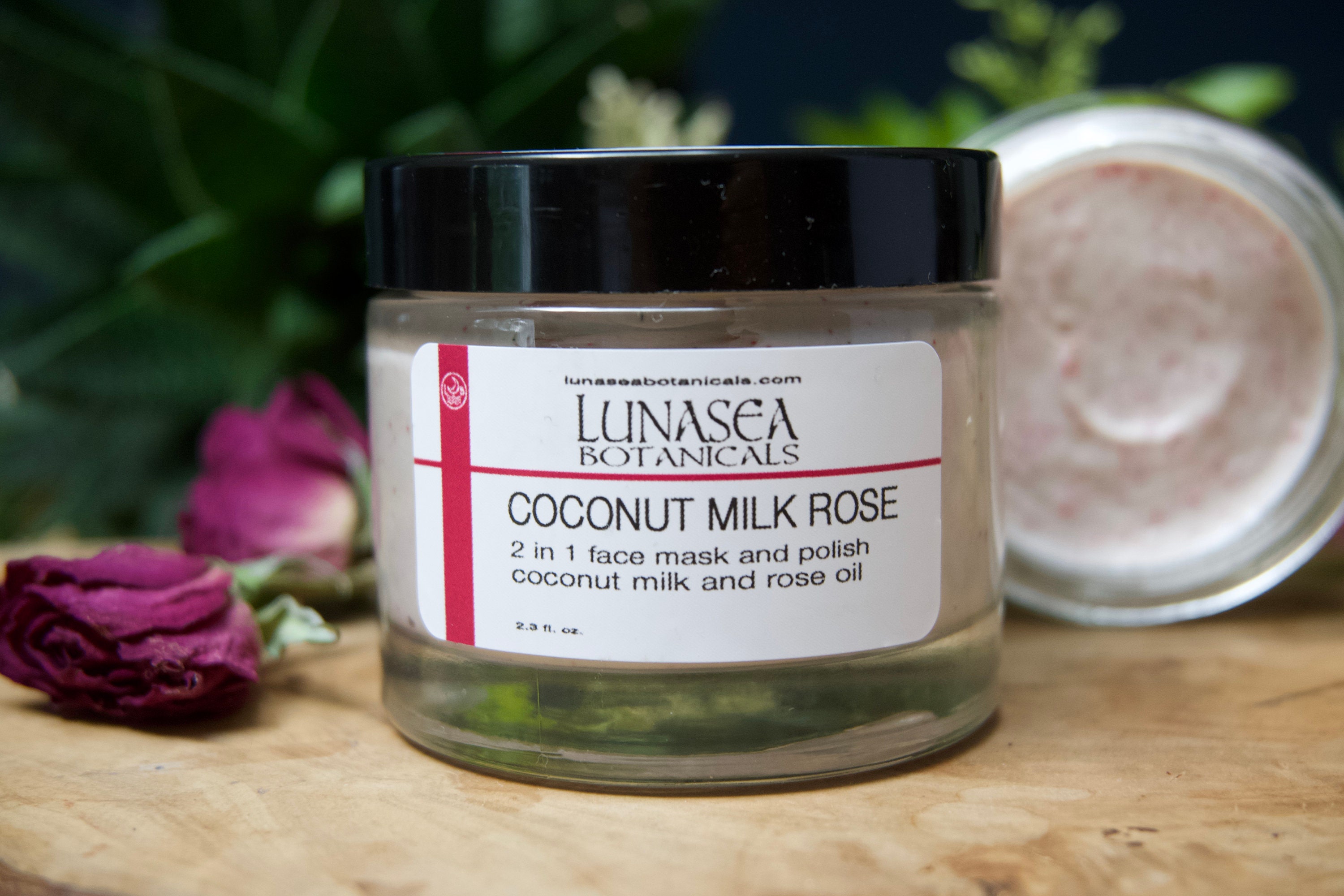 Coconut Milk Rose Cream Face Mask and Polish | Etsy