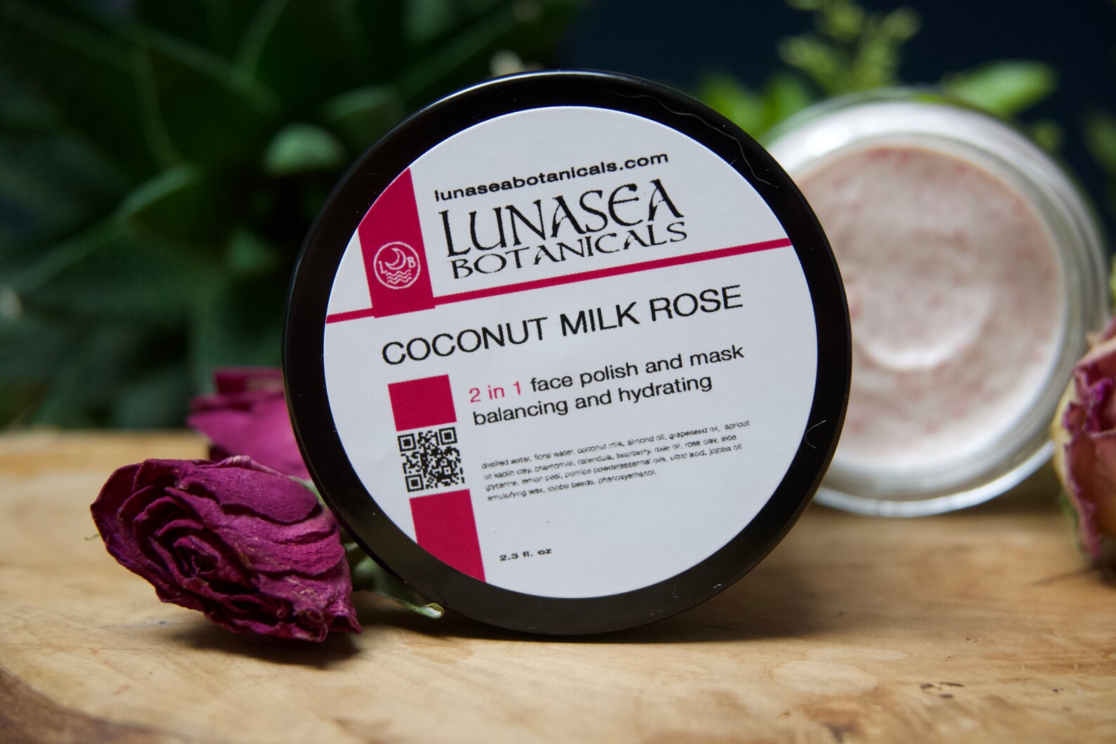 Coconut Milk Rose Cream Face Mask and Polish | Etsy