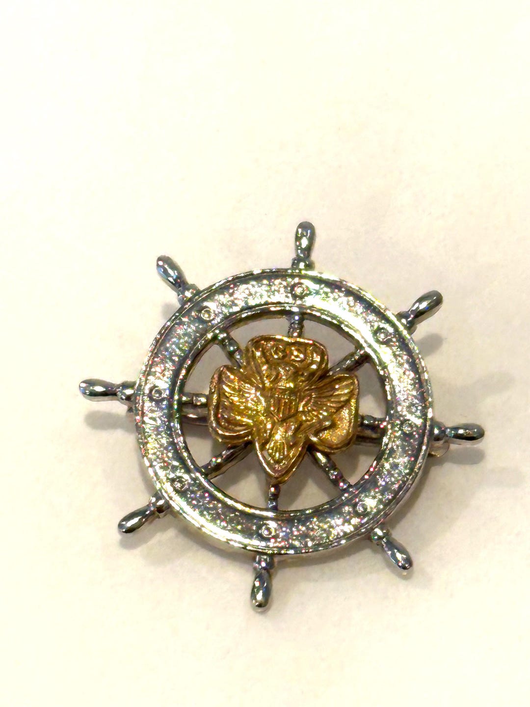 Pin, Girl Scout Mariner Ship Brooch - Etsy
