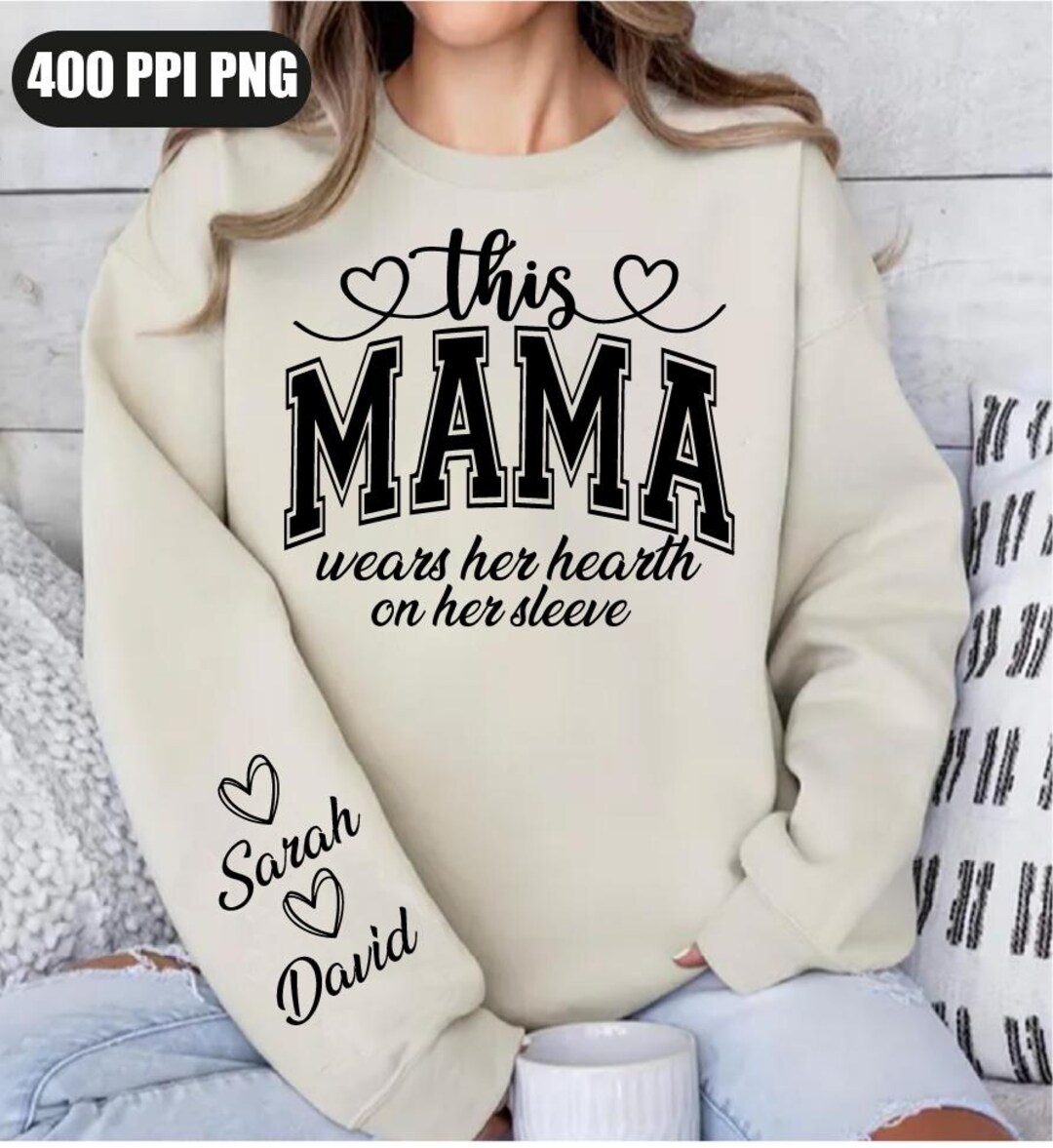 Custom Mama Names PNG SVG, Mother's Day Gift (digital Download) - Etsy