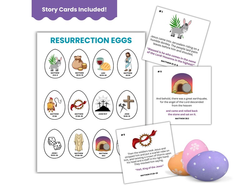 Easter Resurrection Eggs, Easter Egg Hunt, Holy Week, Easter Story ...