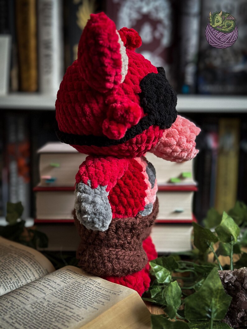 Pirate Fox Plushie | Handmade Crochet Horror Fox, Jump Scare Inspired ...