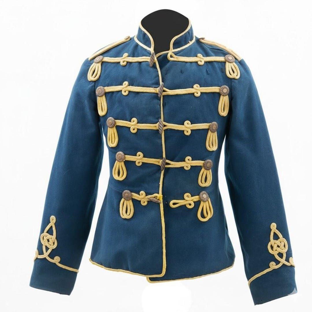 Handmade Hussar Attila Tunic – Prussian Military Jacket, Reenactment ...