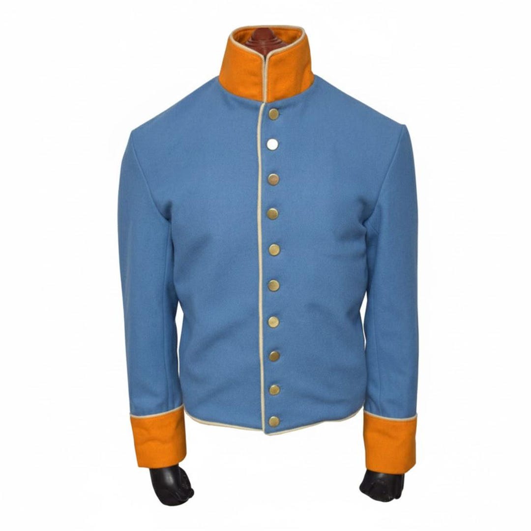 Sky Blue Military Jacket: British Royal Artillery, Steampunk Costume - Etsy