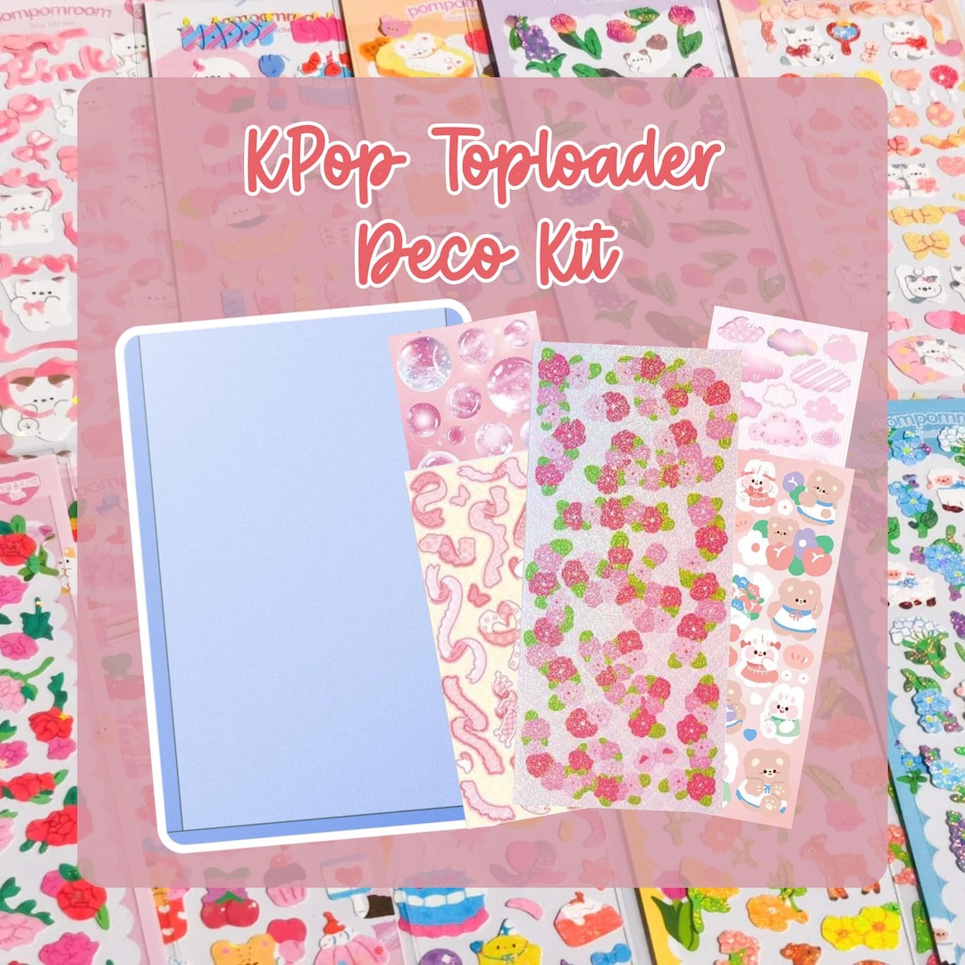 DIY Kpop Toploader Deco Kit | Toploader, Sleeves, Stickers - Etsy