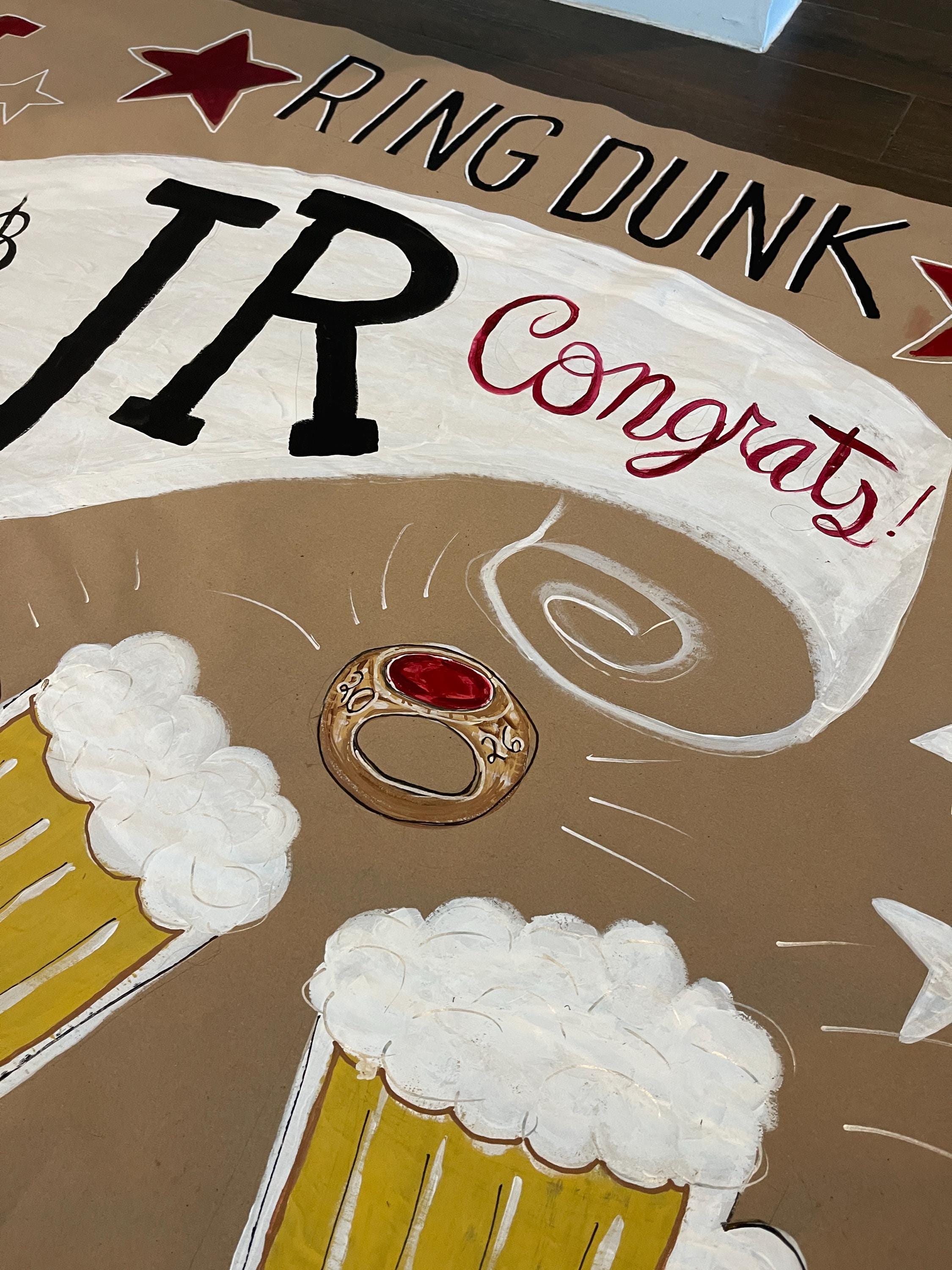 Fully Customizable Event Banner - 4x6 Foot Texas A&M Ring Dunk Sign ...