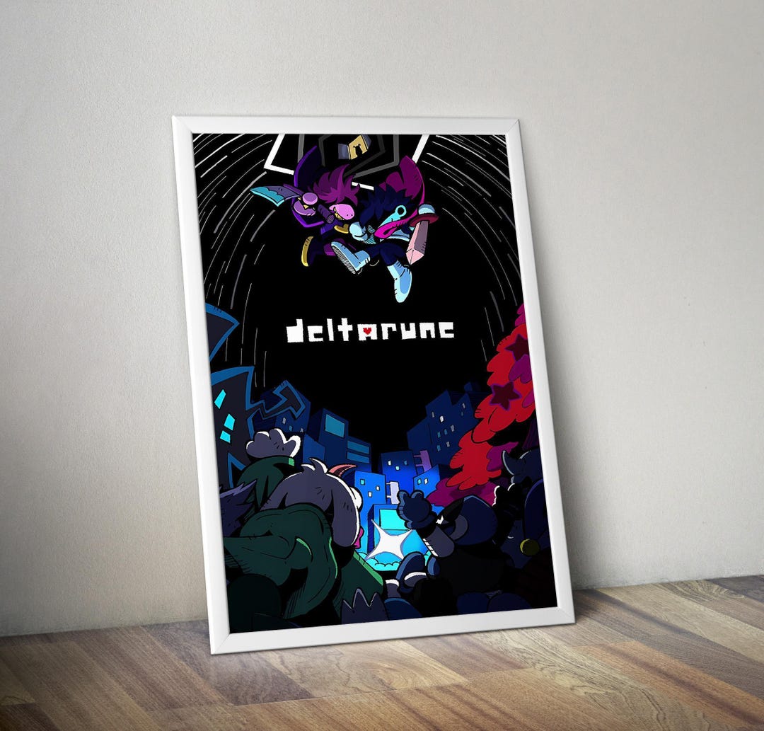Undertale Deltarune Poster | Gaming Poster | Gaming Artwork | Gaming ...