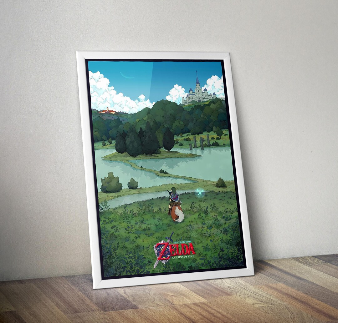 The Legend of Zelda Poster | Ocarina of Time | Gaming Poster | Gaming ...