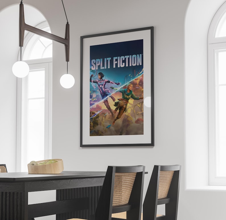 Split Fiction Poster | Gaming Poster | Gaming Artwork | Gaming Decor ...