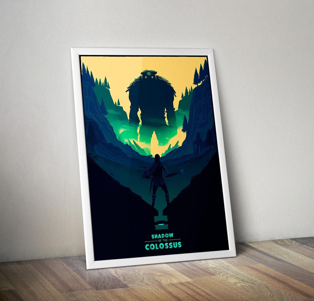 Shadow of the Colossus Poster | Gaming Poster | Gaming Artwork | Gaming ...