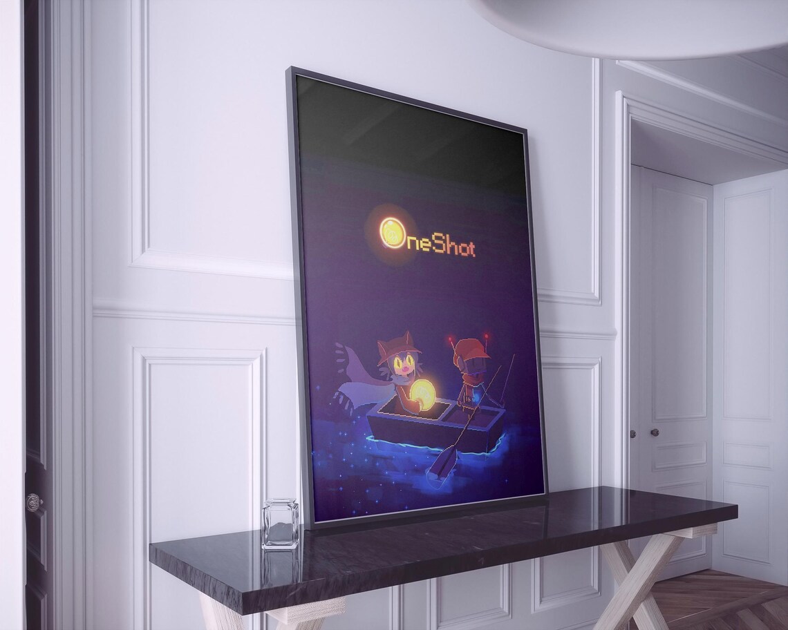 Oneshot Game Poster | Gaming Poster | Gaming Artwork | Gaming Decor ...