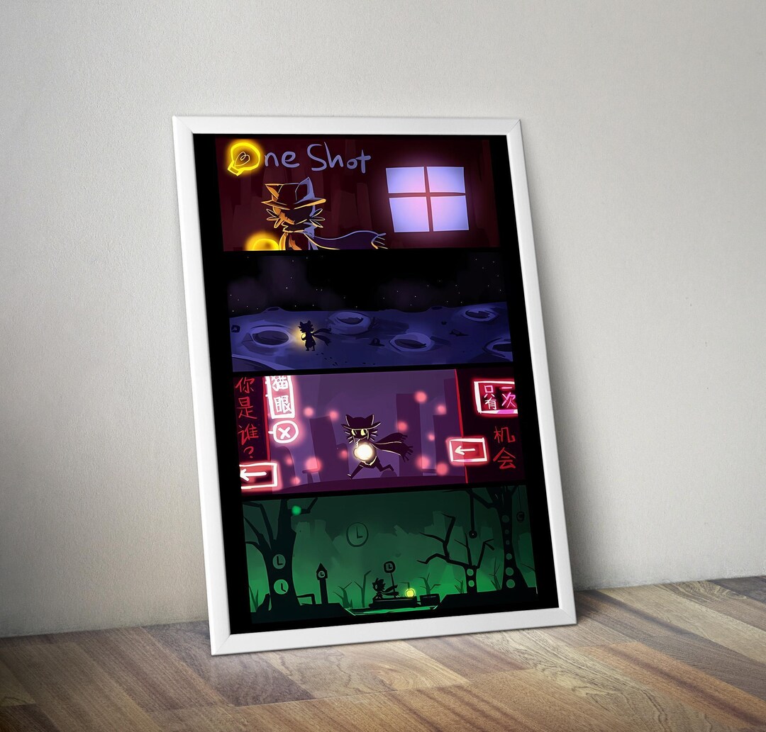 Oneshot Game Poster | Gaming Poster | Gaming Artwork | Gaming Decor ...