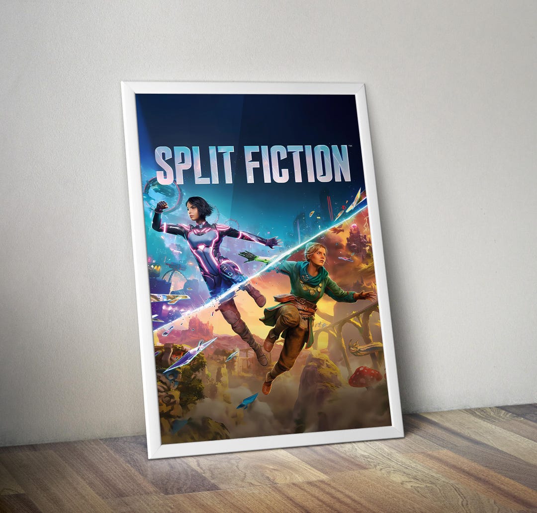 Split Fiction Poster | Gaming Poster | Gaming Artwork | Gaming Decor ...