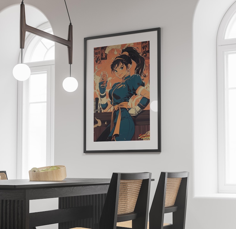 Street Fighter Chun Li Poster | Gaming Poster | Gaming Artwork | Gaming ...