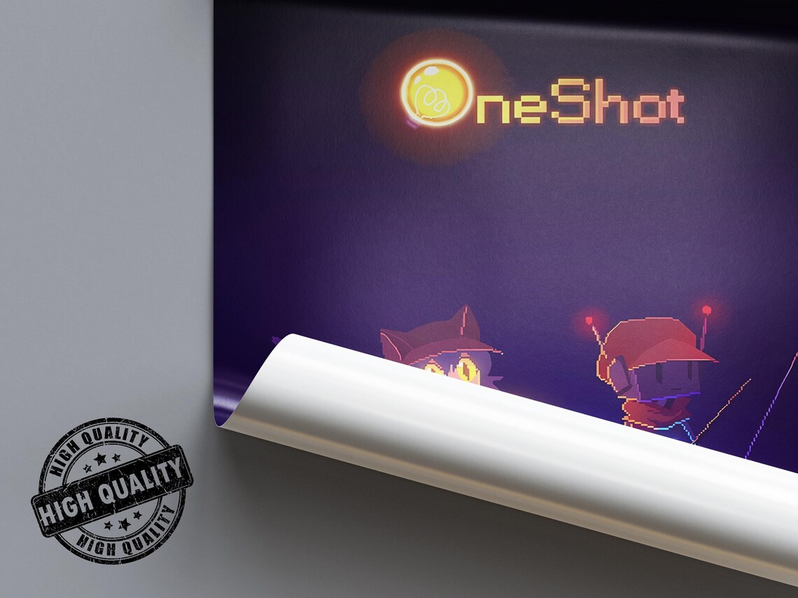 Oneshot Game Poster | Gaming Poster | Gaming Artwork | Gaming Decor ...