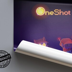 Oneshot Game Poster | Gaming Poster | Gaming Artwork | Gaming Decor ...