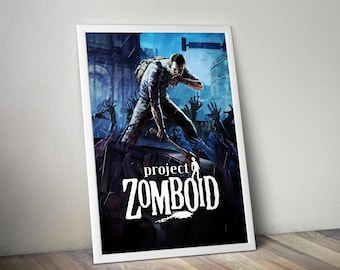 Project Zomboid Poster Print | Gaming Poster | Room Decor | Wall Decor ...