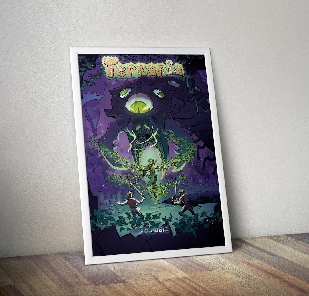 Terraria Poster | Gaming Poster | Gaming Artwork | Gaming Decor | Video ...